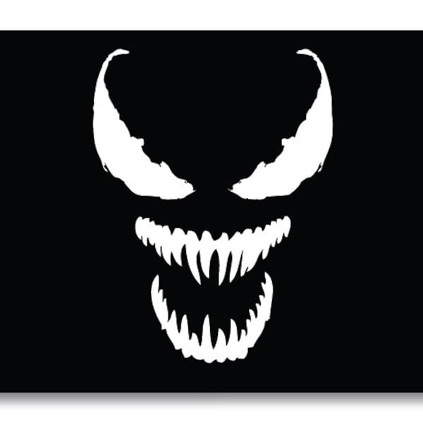 Venom Black White - Etsy