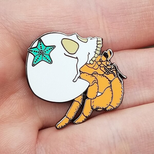 Crab Pin - Etsy