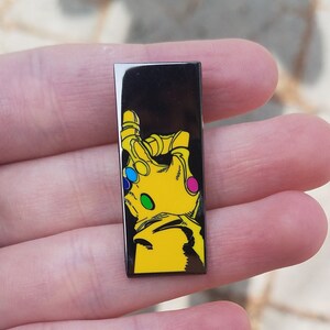 Thanos Infinity Gauntlet Snap Enamel Pin - Etsy