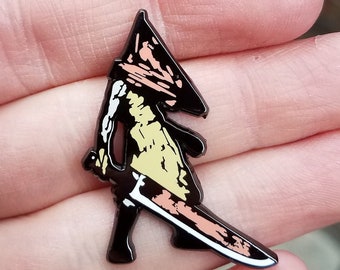 Red Pyramid Thing Enamel Pin - Etsy