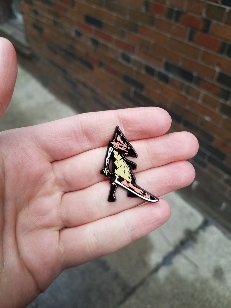 Red Pyramid Thing Silent Hill 2 Inspired Hard Enamel Pin - Etsy