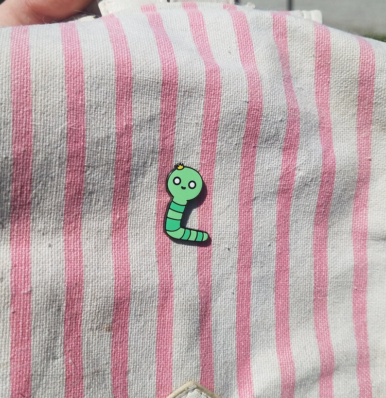 King Worm Adventure Time Enamel Pin Cartoon Finn and Jake Ice | Etsy