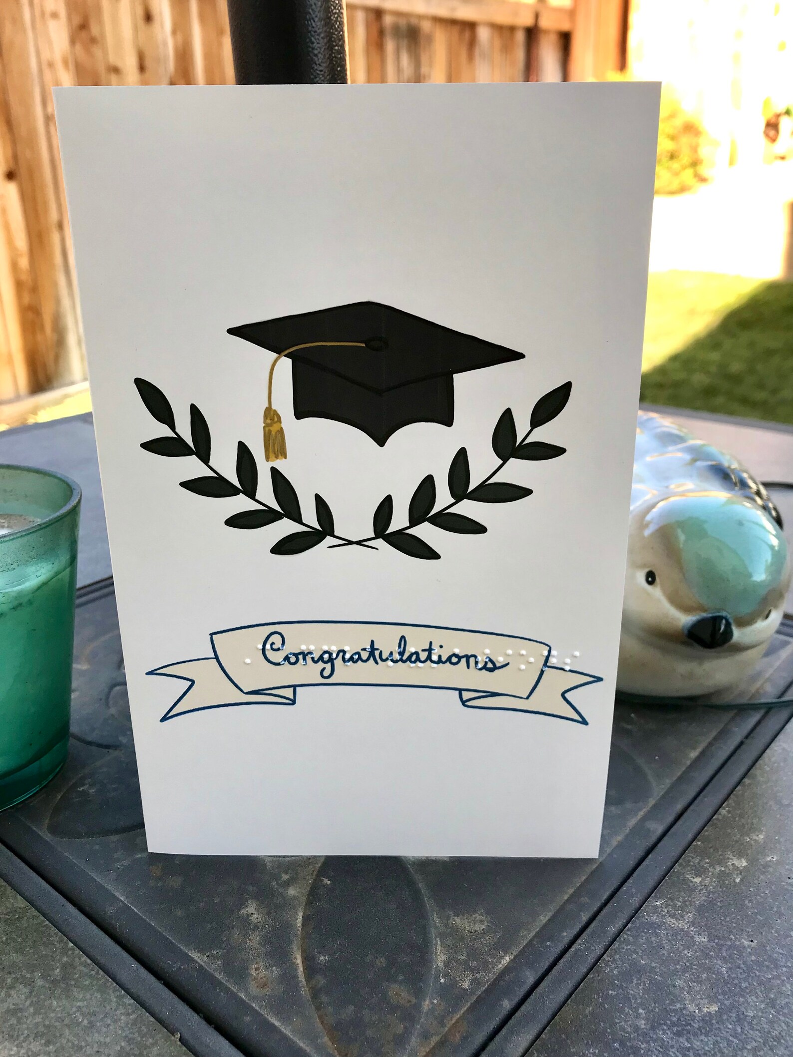 Graduation Card With Tactile Embellishment or Embossing With a ...