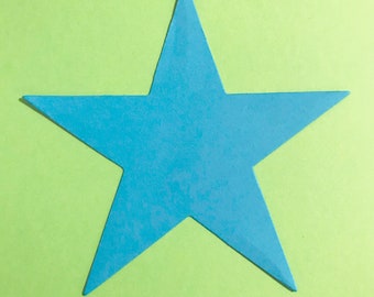 Blue Stars Card - Etsy