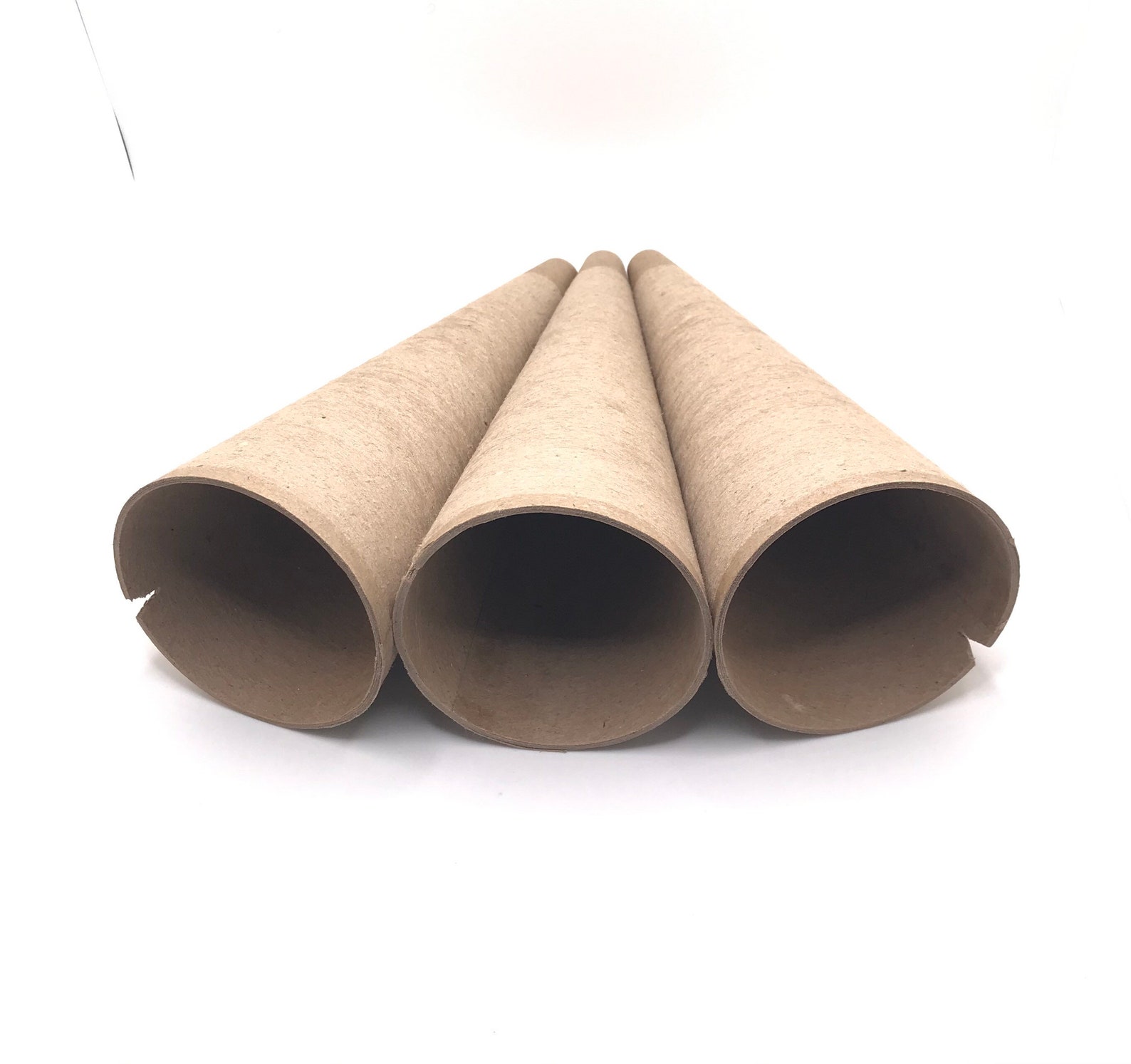 7 Cardboard Cones Set of 3 Paper Mache Cones for Crafting Christmas ...