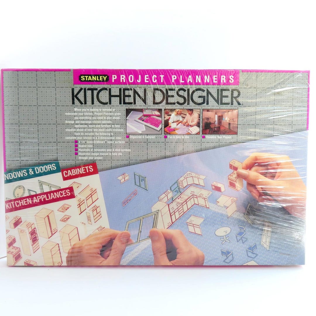 Vintage STANLEY Kitchen Design Planner: 1980s Remodeling Project Kit - Etsy