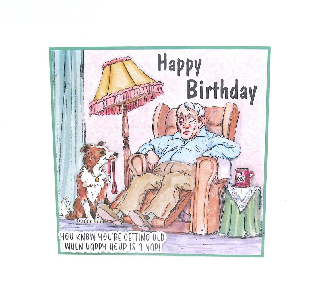 Funny Getting Older Birthday Card, Cheeky Birthday Card for Men - Etsy