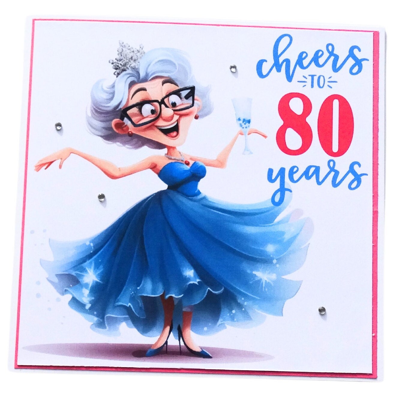 80th Birthday Card for Women, Fun 80th Birthday Card - Etsy