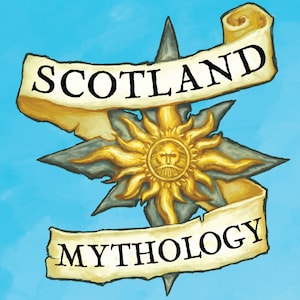 Illustrated Map of Scottish Mythology - Featuring Mythical Beasts and ...