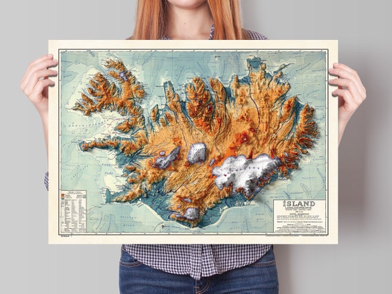 Mapa De Hekla Hekla Map