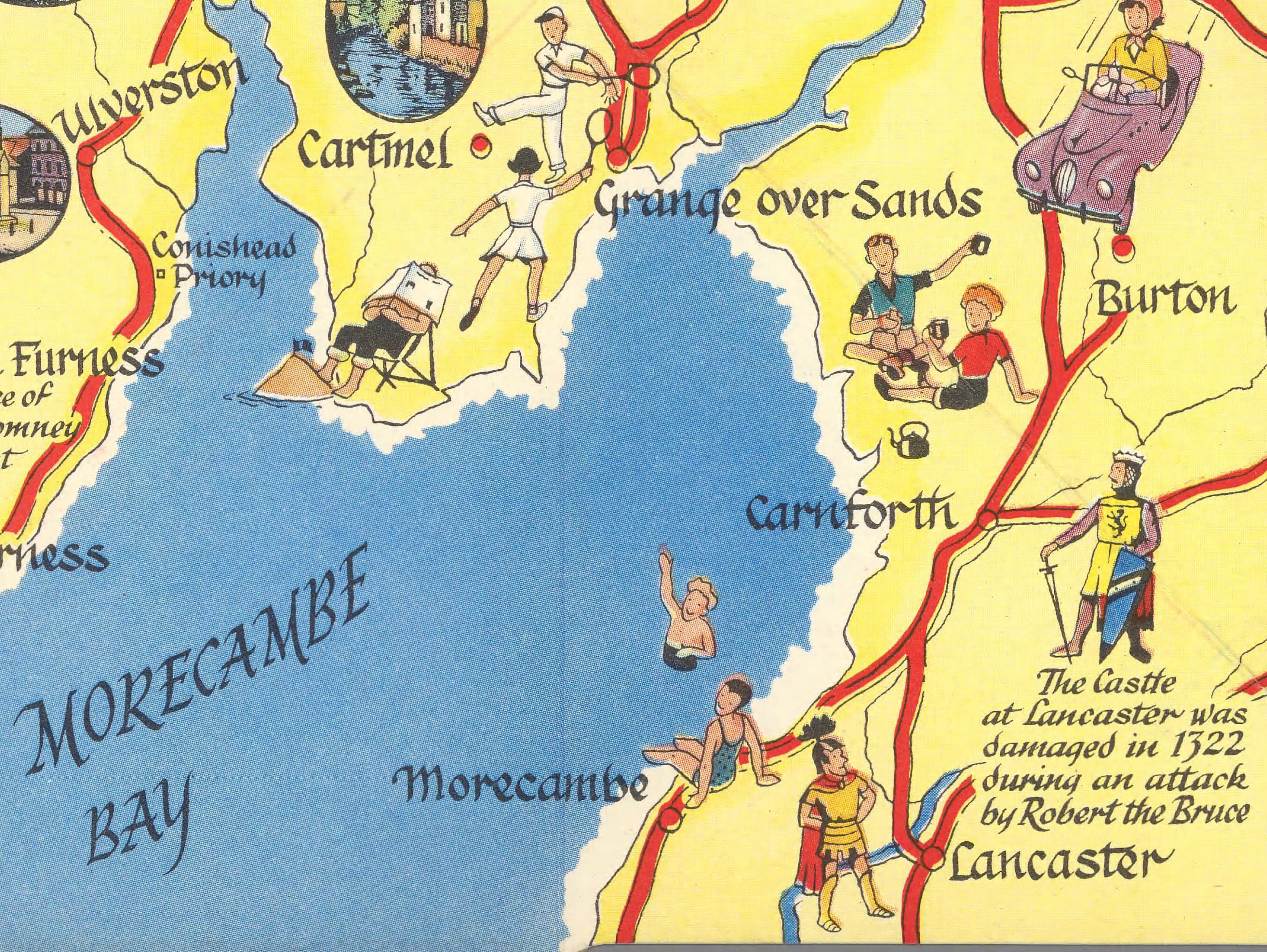 Lake District Map Pictorial Poster Ullswater Keswick | Etsy