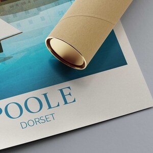 Poole Travel Poster - Dorset Wall Art - England Travel Print - Etsy UK