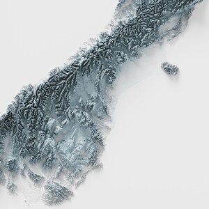 Mapa de Nueva Zelanda Arte del mapa en relieve 2D Regalos de Nueva ...