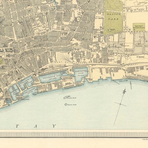 Old Dundee Map | Plan of Dundee, Scotland | 1912 | Scottish Maps |fife ...