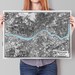 Newcastle, England - Shaded Relief Map - Detailed Topography ...