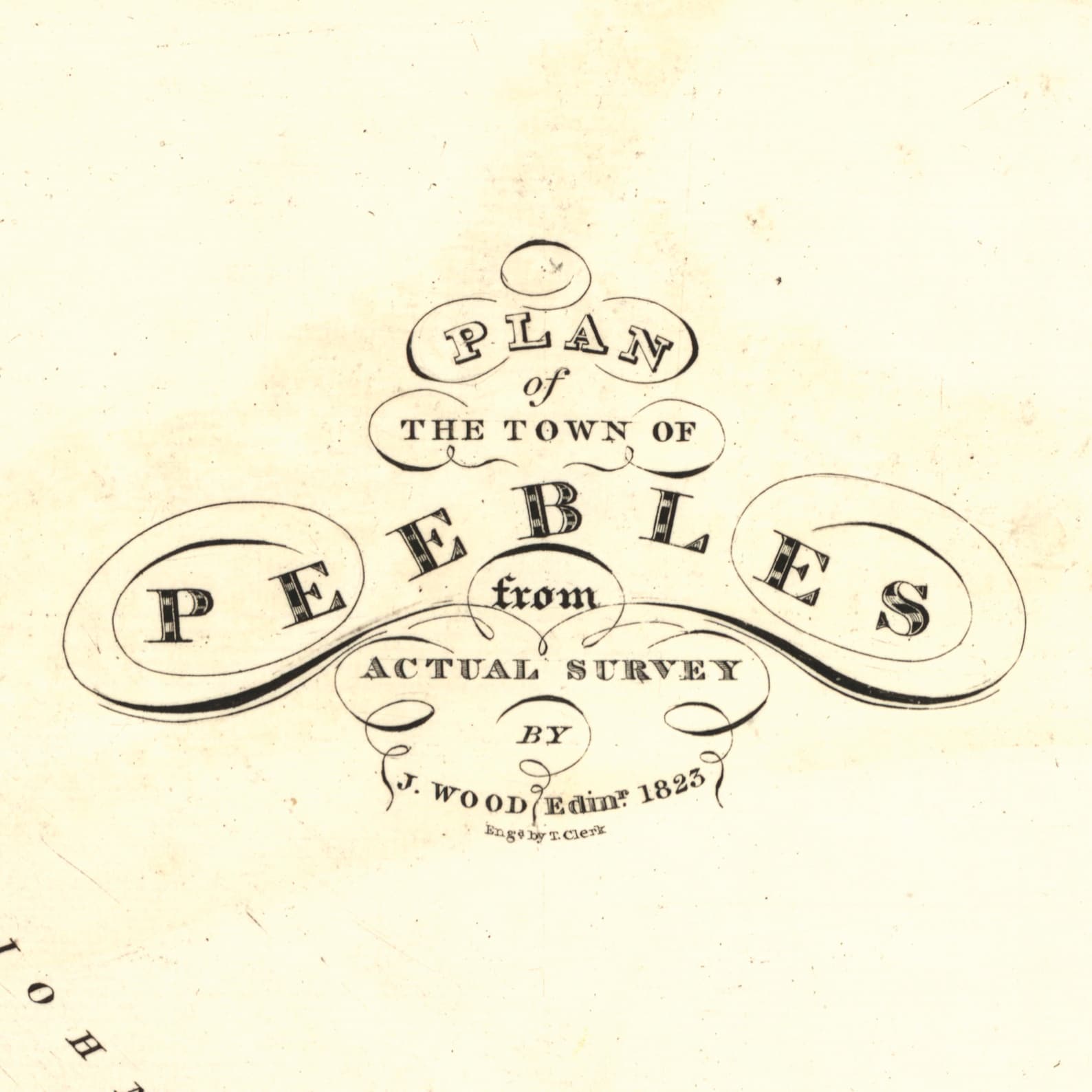 Peebles Map | Old Map of Peebles | Old Town Survey of Peebles | John ...