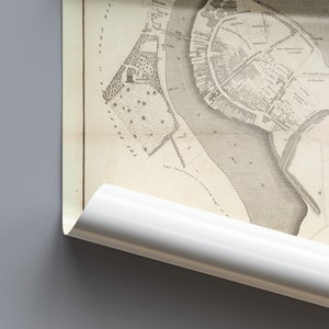 Old Map of Dumbarton | Ancient Map Print | Historic Dumbarton Map - Etsy UK