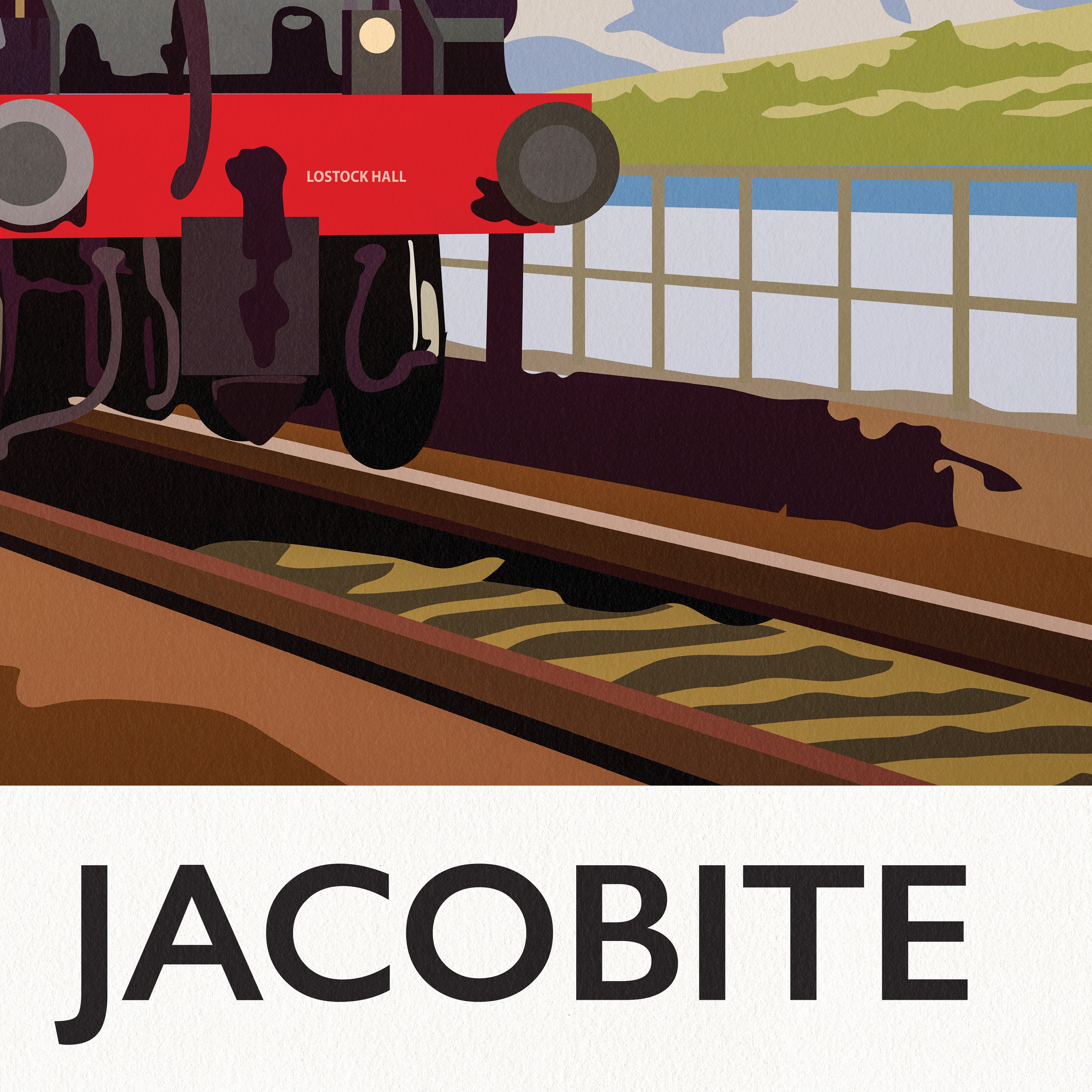 The Jacobite Steam Train Print - Fort William - Ben Nevis - Loch Eil ...