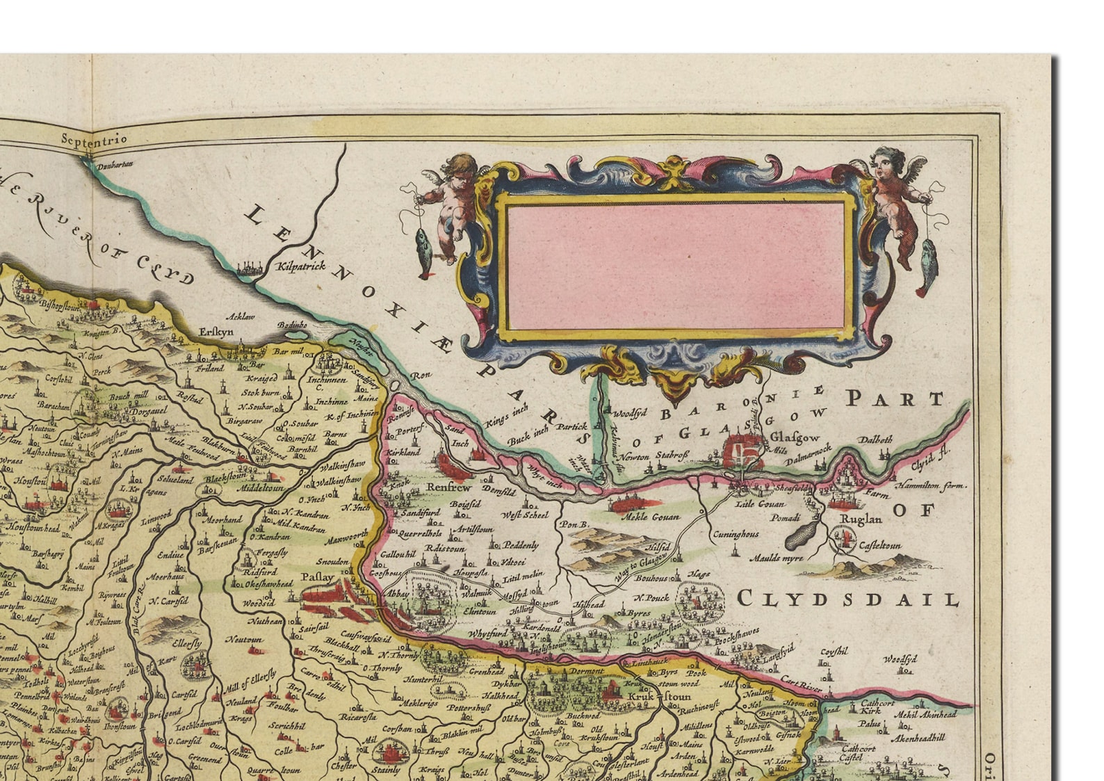 Old Renfrew Map Praefectura Renfroana Old Antique Map - Etsy UK