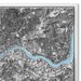 Newcastle, England - Shaded Relief Map - Detailed Topography ...