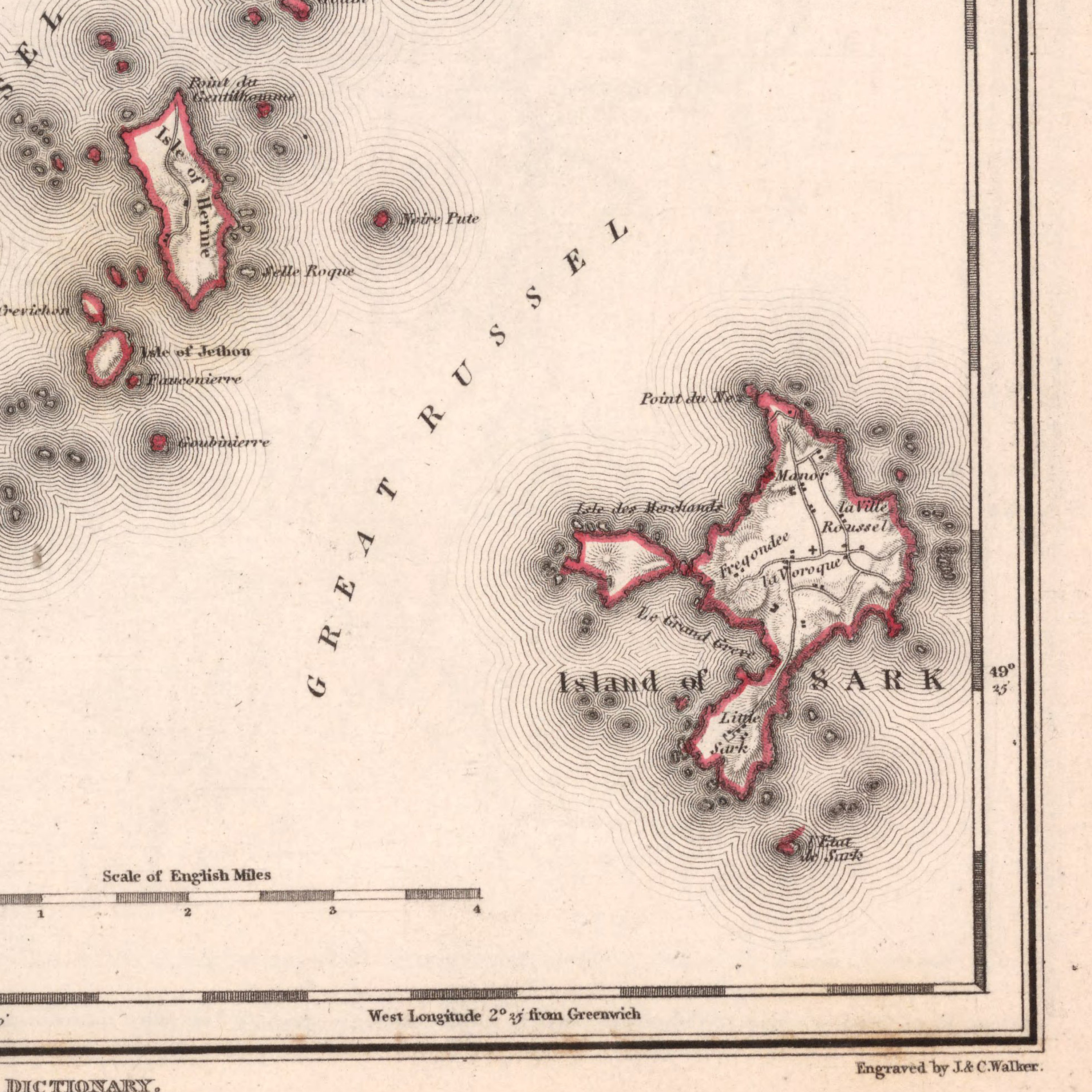 Old Map of Guernsey | Alderney Island | Island of Sark | Isle of Herme ...