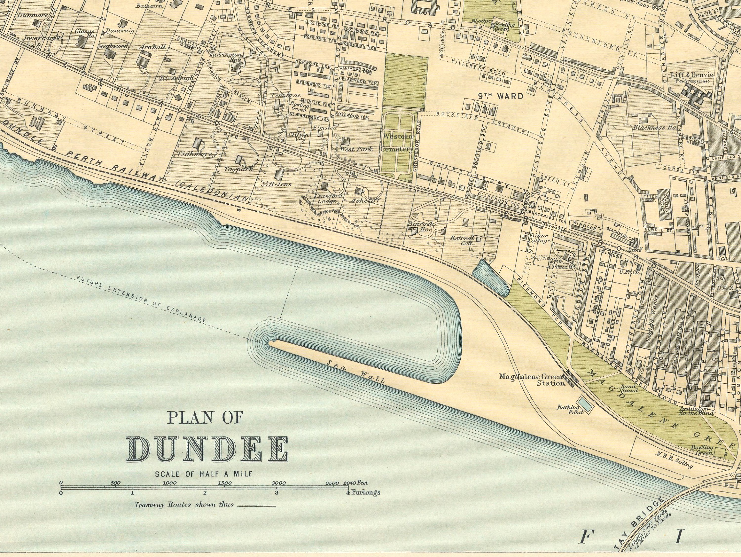 Old Dundee Map Plan of Dundee Scotland 1912 Scottish | Etsy UK