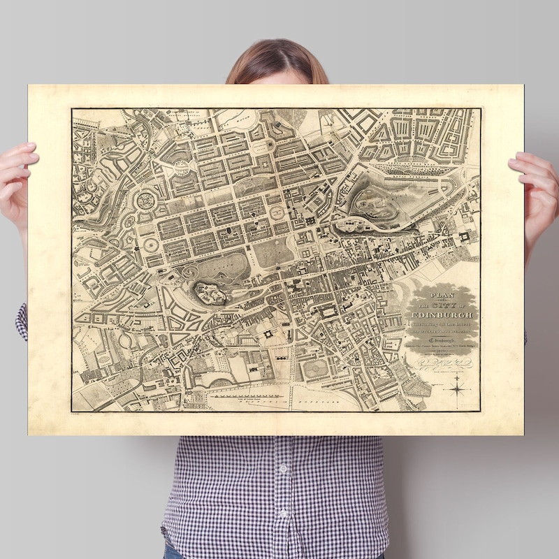 New Old Town Map - Etsy UK