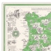 Historic Jersey | Old Vintage Antique Map | 1957 | Estra Clark | St ...