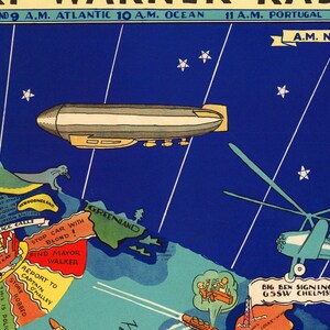 Short Wave Radio Map | Vintage World Map | Vintage Poster | World Wide ...