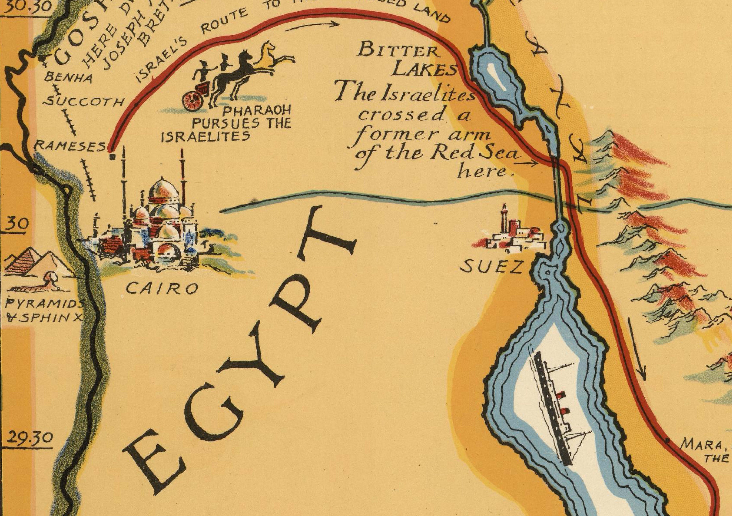 Holy Land Map For Children