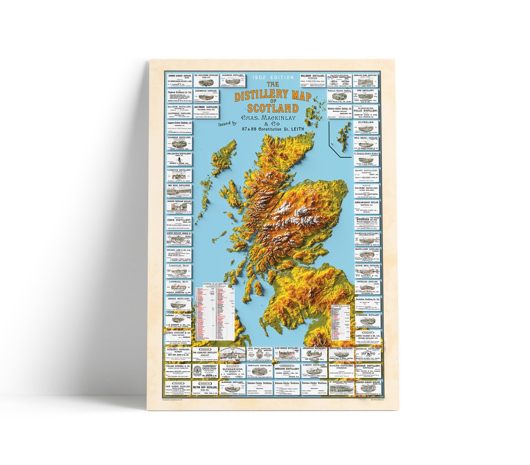 Distillery Map of Scotland - Scotch Whisky Map - the Scottish Malts ...