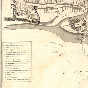 Peebles Map Old Map of Peebles Old Town Survey of Peebles John Wood ...