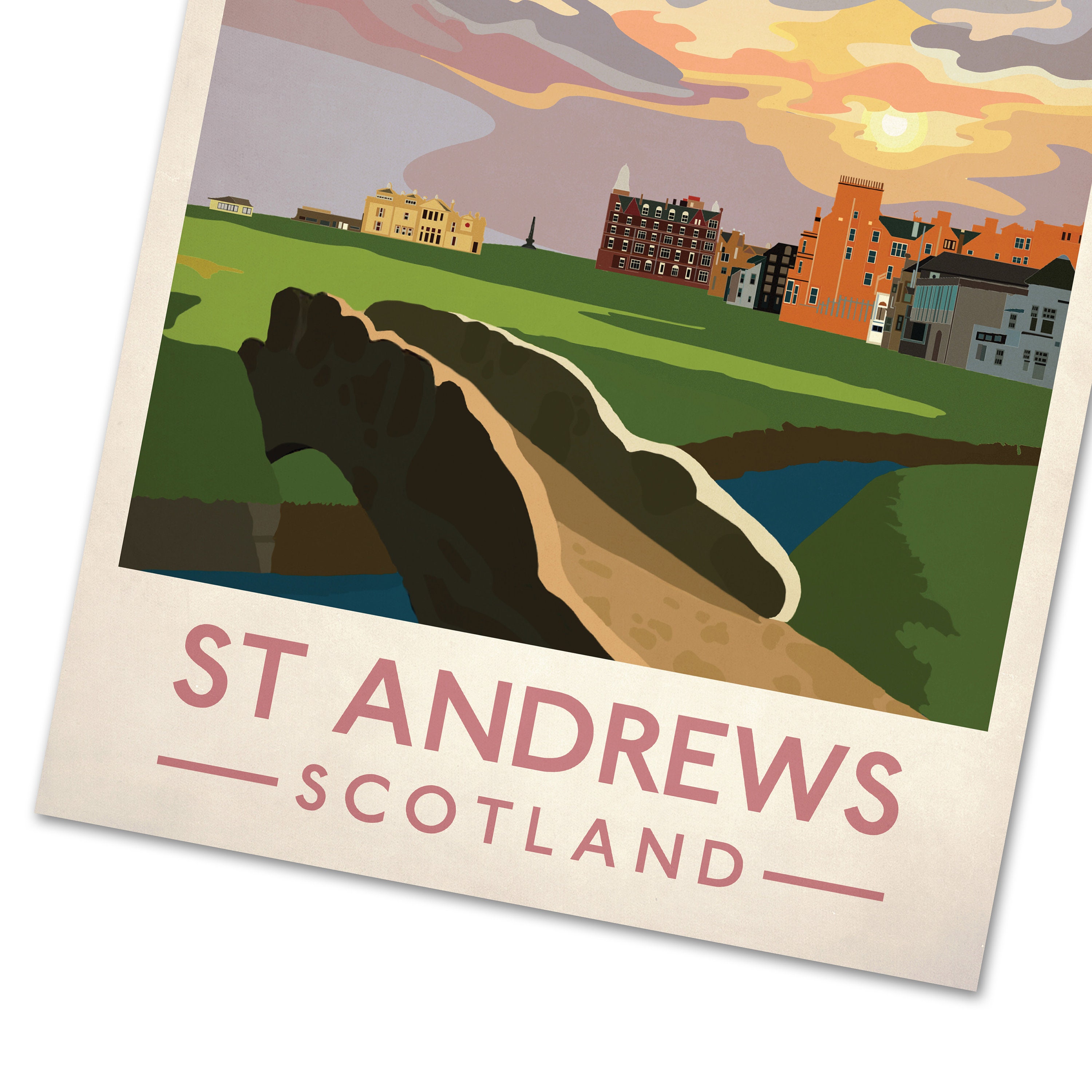 St Andrews Golf Club Poster, St Andrews - Old Course Golf Club 18th ...