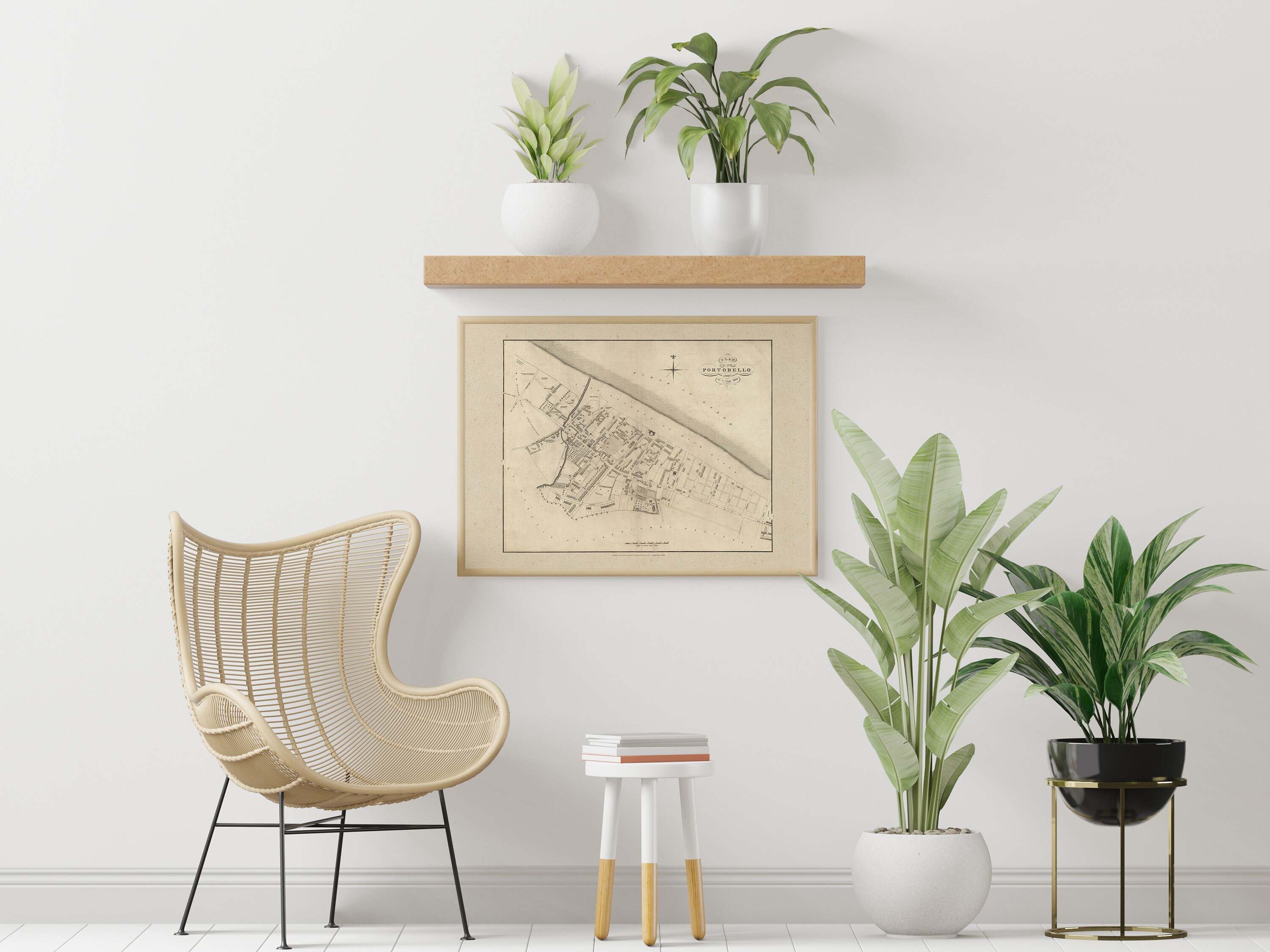 Old Map of Portobello Old Town Survey of Edinburgh John - Etsy