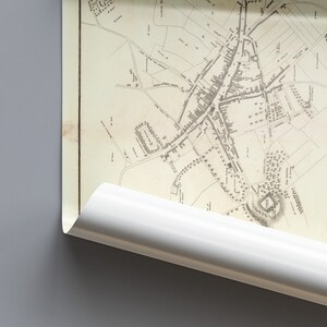 Old Map of Lanark | Plan of Lanark | John Wood Lanark | Vintage Map ...