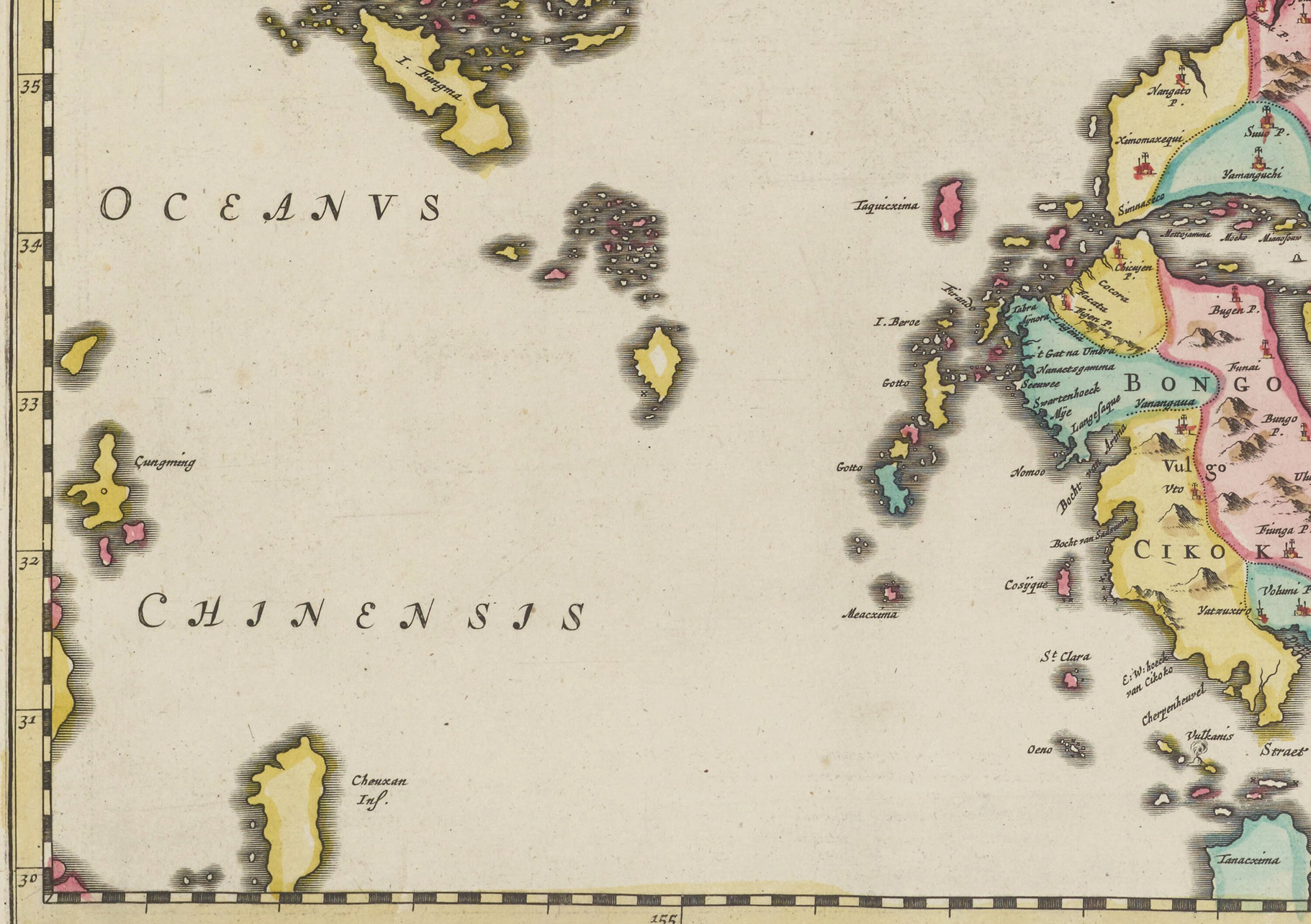 Old Japan Map Iaponia Regnvm Old Antique Map of Japan - Etsy UK