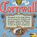 Cornwall, Stronghold of the Early Britons, Pictorial Map Vintage ...