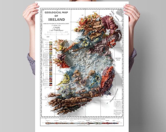 Ireland Map, Ireland Relief Map, Ireland Geological Map, Ireland Topo ...