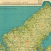 Map of Harris and Lewis, Outer Hebrides | Old Antique Map of Isle of ...