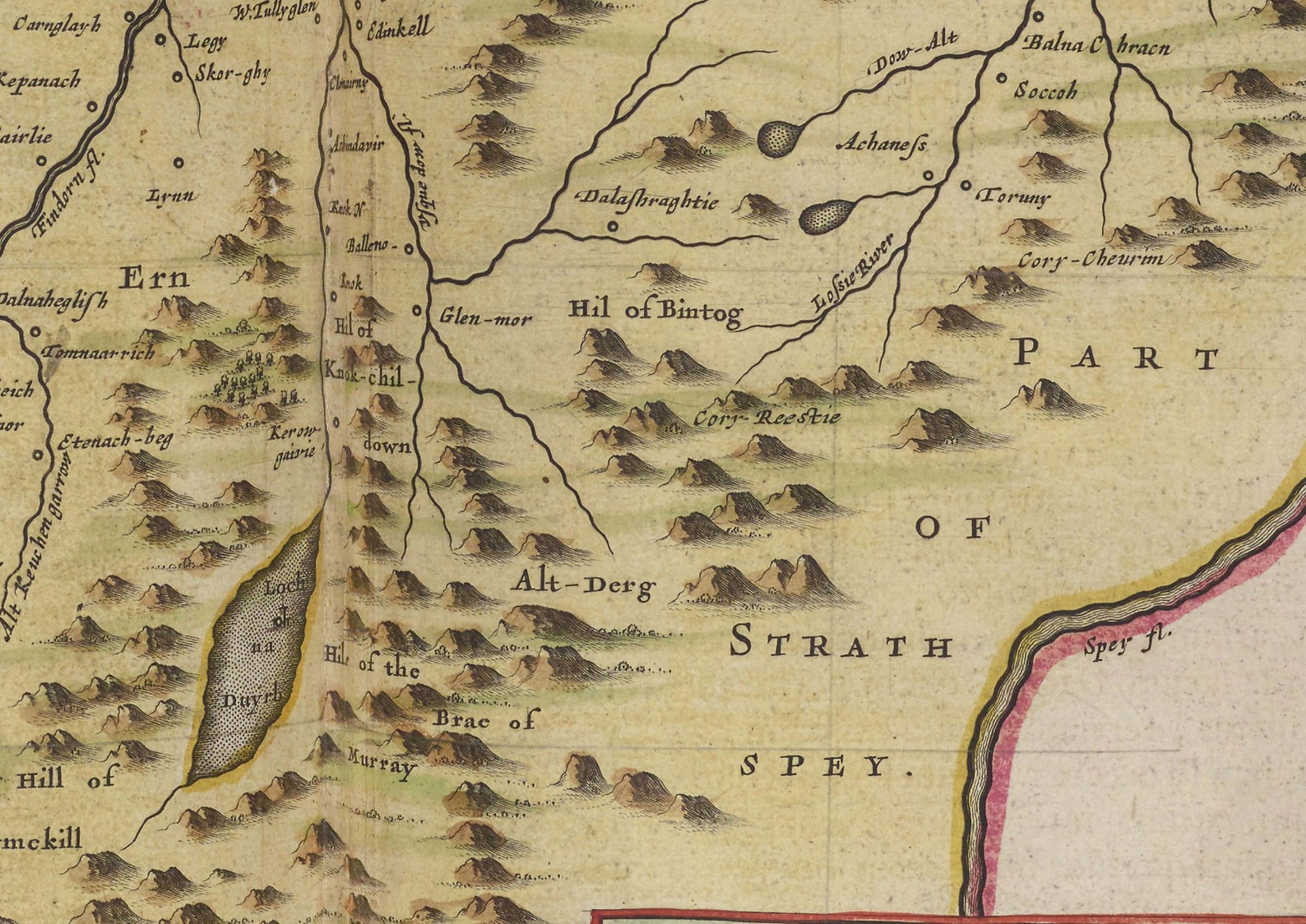 Moray Firth Map Moravia Scotiae Provincia Ancient map by | Etsy