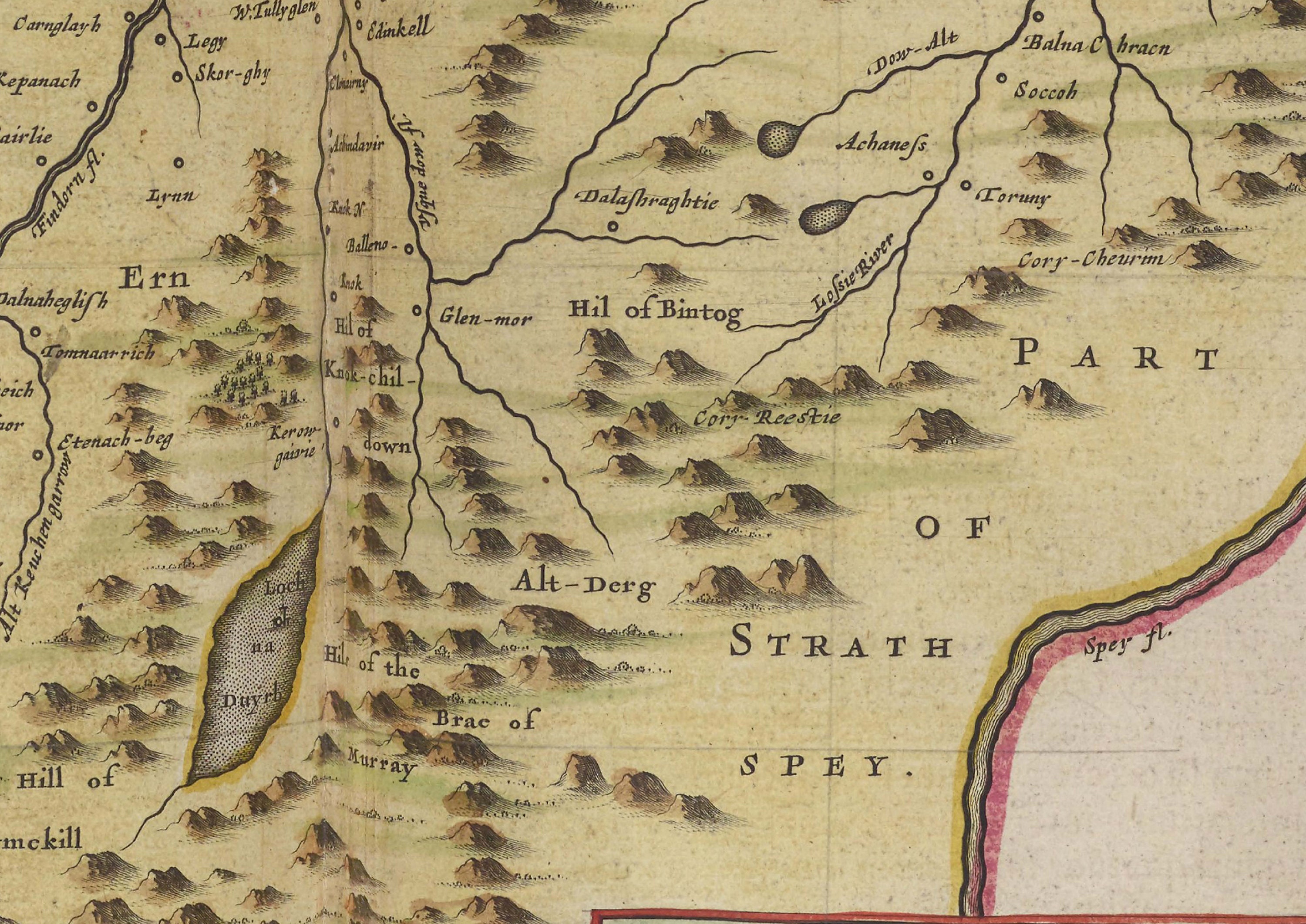 Moray Firth Map | Moravia Scotiae Provincia | Ancient Map by J. Blaeu ...