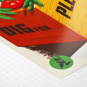 Dig for Plenty Grow Food in Your Garden War Poster - Etsy