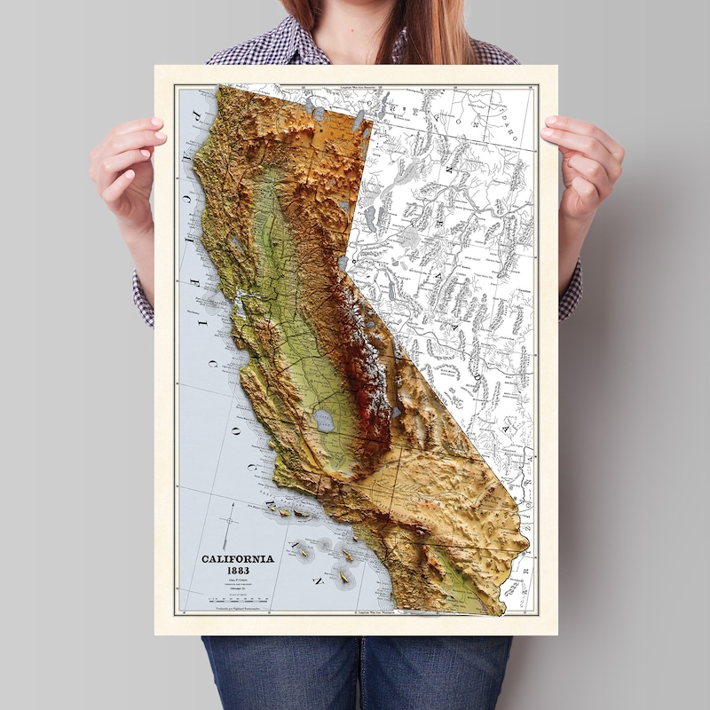 California Map - Etsy