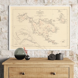 St Kilda Map - Map of St Kilda or Hirta and Adjacent Islands - Soay ...