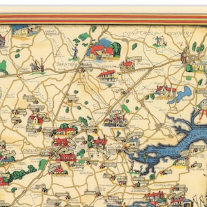 Map of Greater London (1950)| Vintage London Map| Taylor - Walker ...