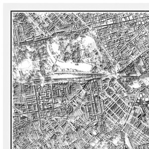 London City Relief Map Print - Detailed Topographic Map - Lidar Map - Etsy