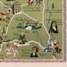 Map of the Shakespeare Country | A Dunlop Map of the Shakespeare ...