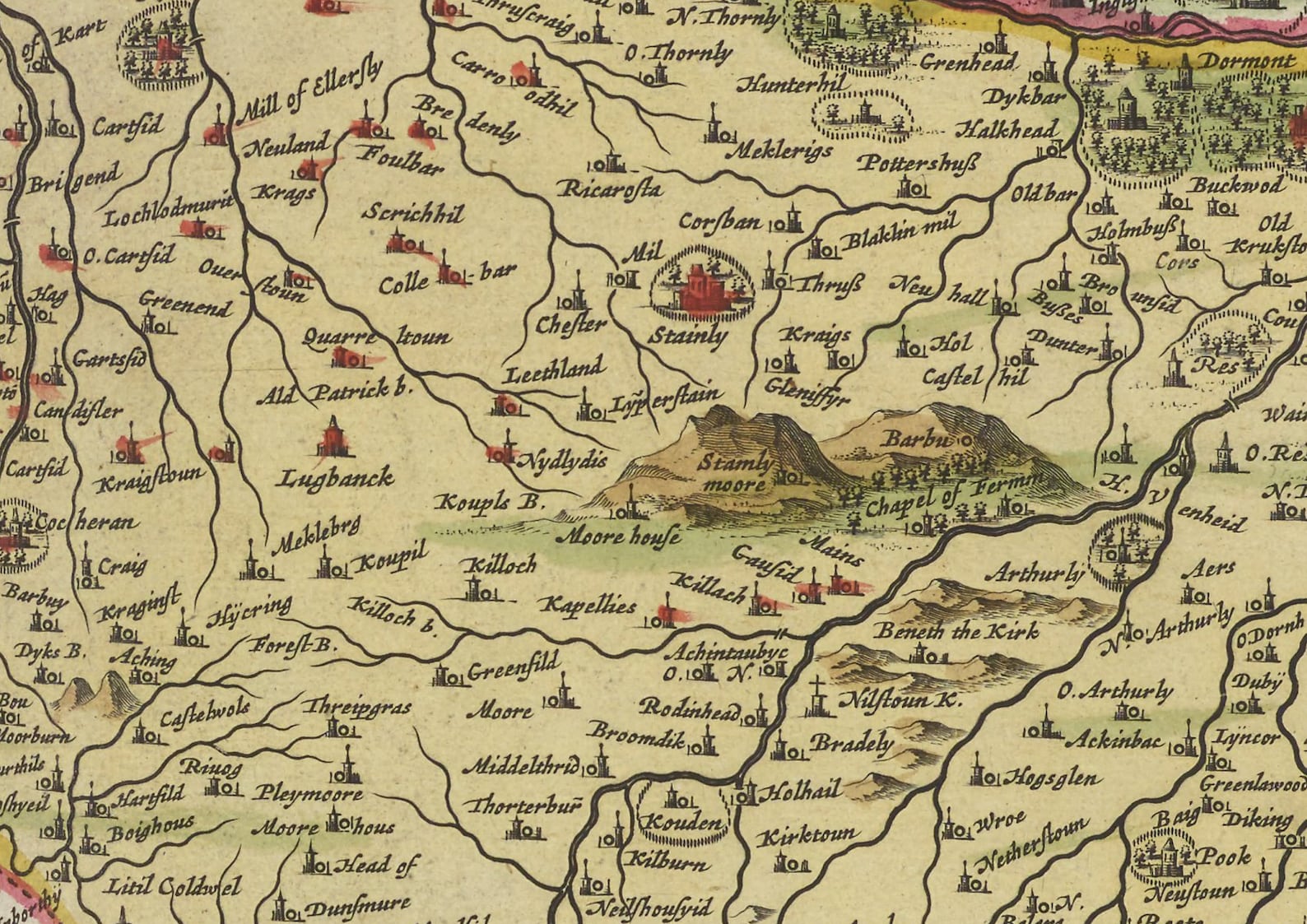 Old Renfrew Map Praefectura Renfroana Old Antique Map - Etsy UK