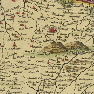 Old Renfrew Map | Praefectura Renfroana’ | Old Antique Map | 1665 ...