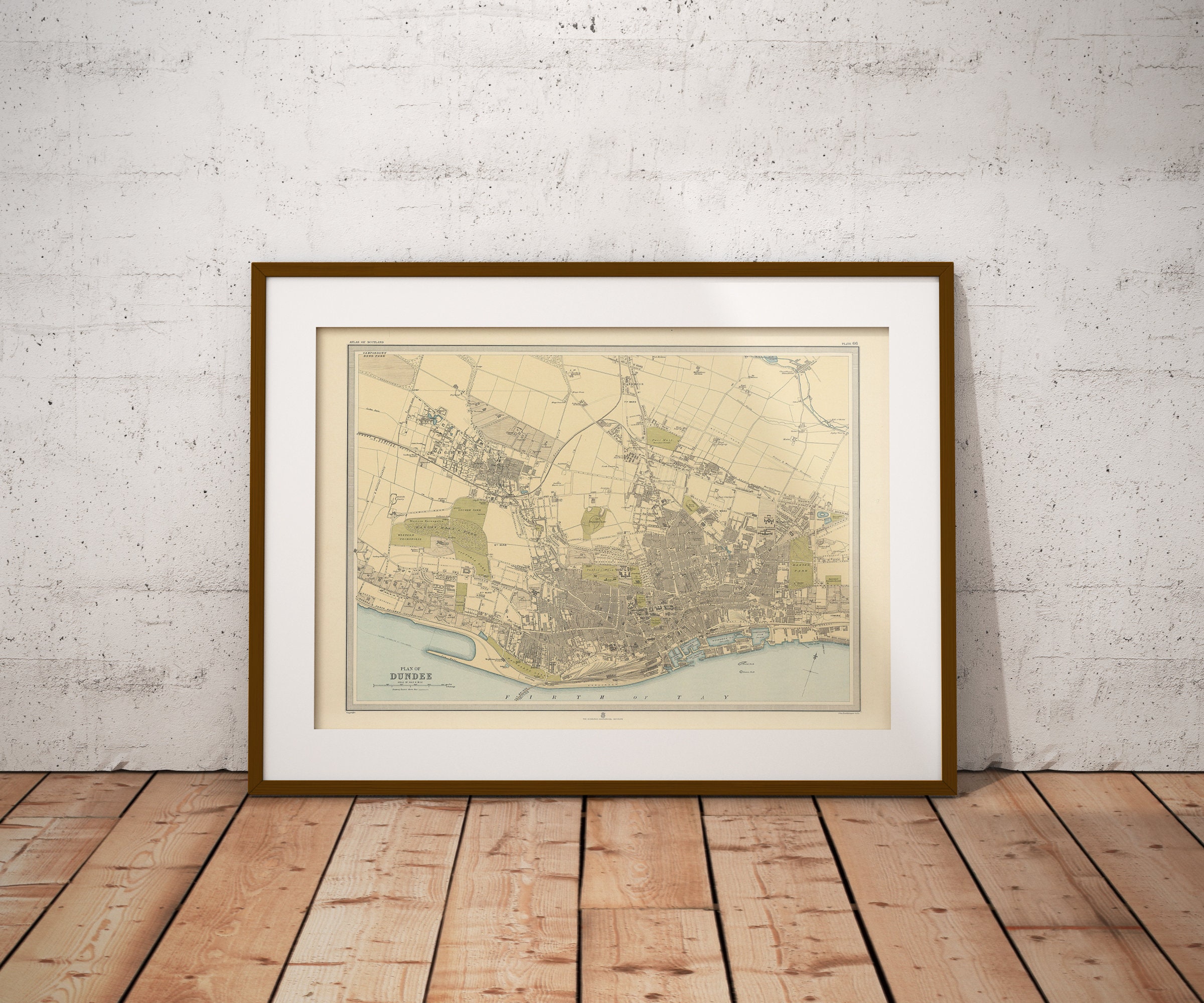Old Dundee Map Plan of Dundee Scotland 1912 Scottish - Etsy UK